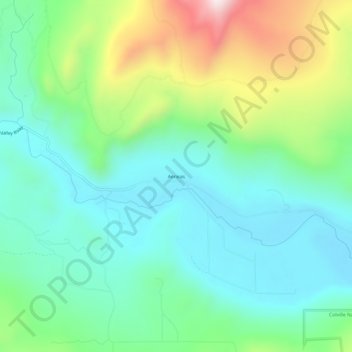 Aeneas topographic map, elevation, terrain