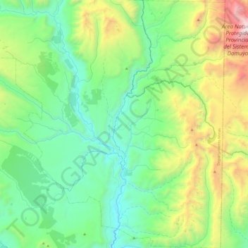 Comisión de Fomento de Varvarco - Invernada Vieja topographic map ...
