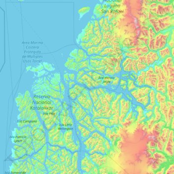 Tortel topographic map, elevation, terrain