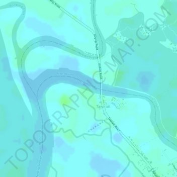 Meycauayan River topographic map, elevation, terrain