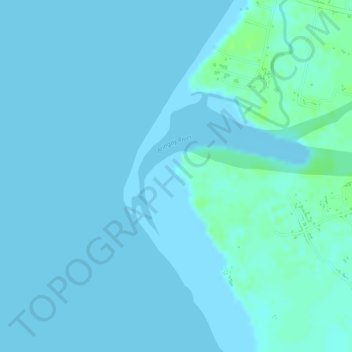 Aringay River topographic map, elevation, terrain